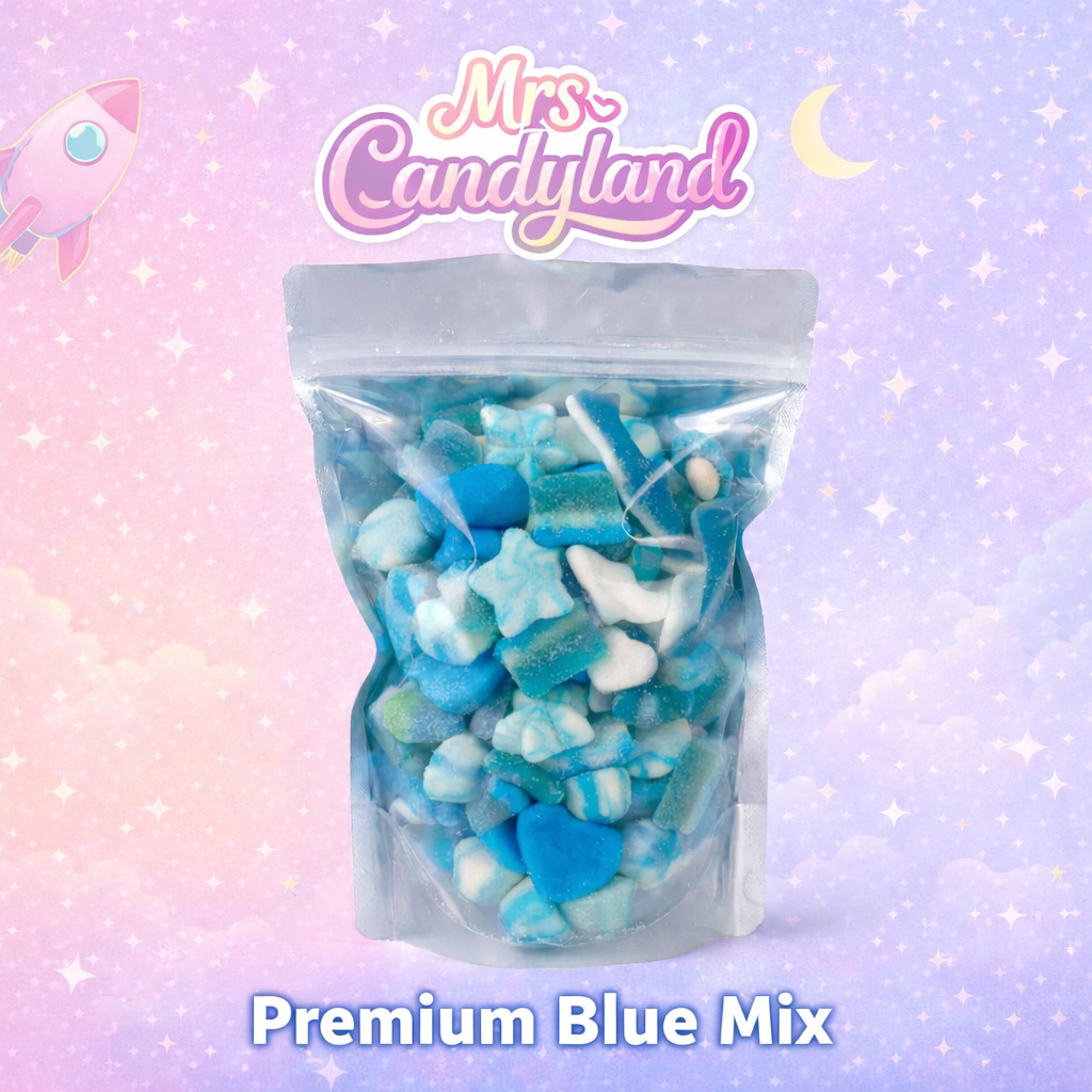Halal Blue Mix - 500g or 1kg - Pick N Mix - Mrs Candyland